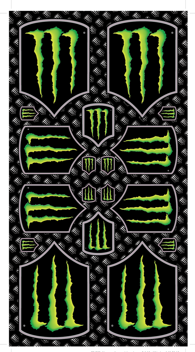 Monster Army Shield Sticker Sheet – Monster Army Athlete Store